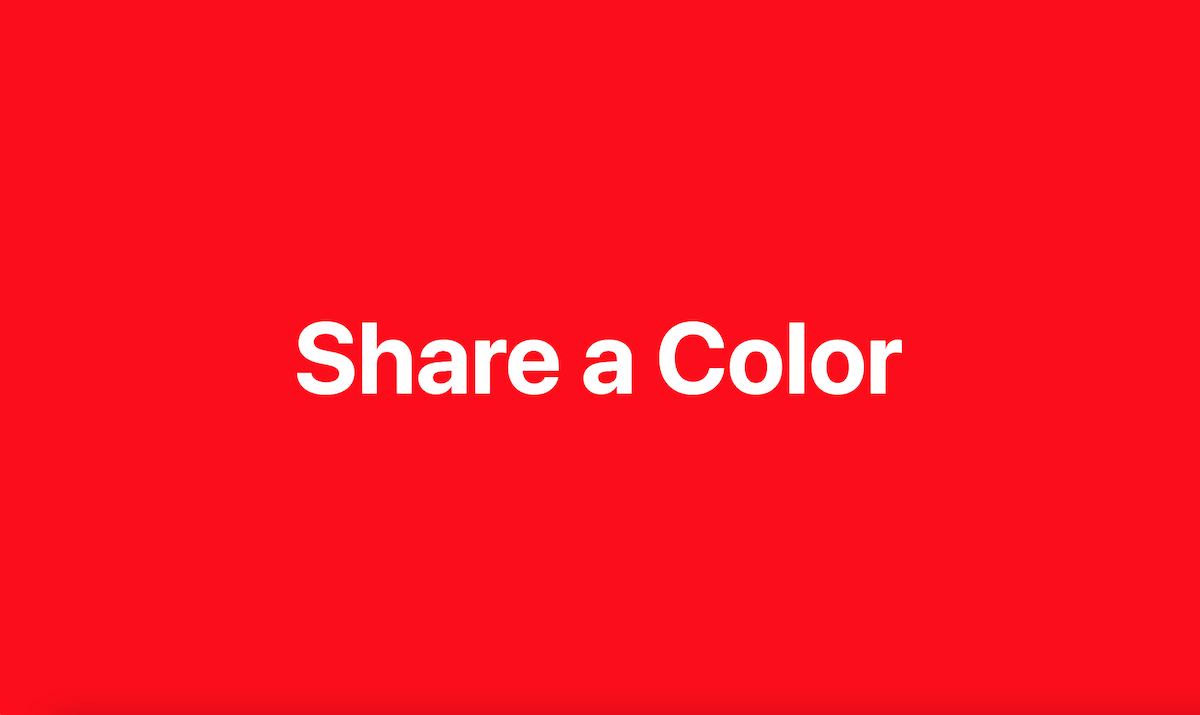 Share a Color